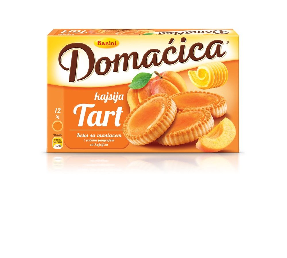 Domaćica Tart Kajsija 210g - Banini